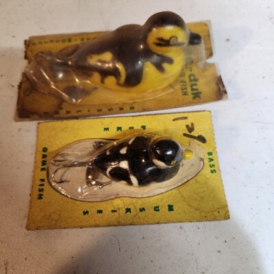 Set Of Antique Cree Duk Lures | eBay