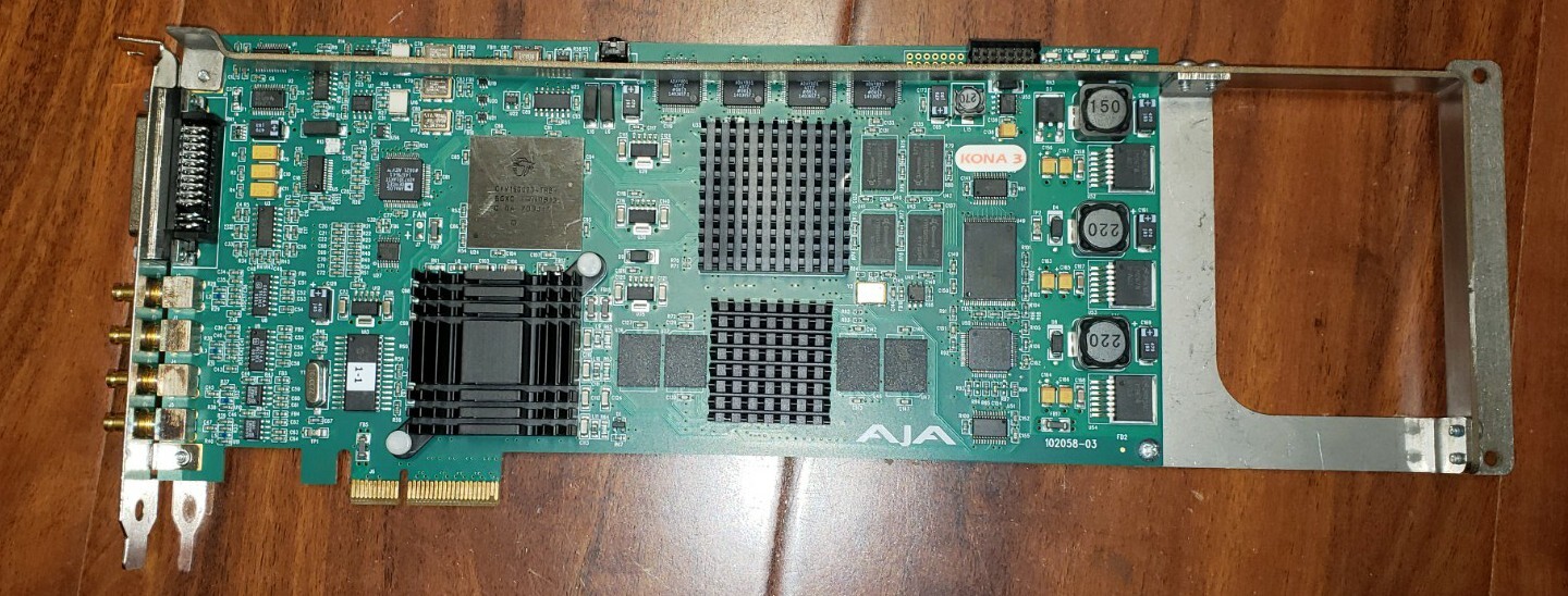 AJA Kona 3 Capture PCIe Z-OEM-2KE-R0 HD-3G Video Capture Card | eBay