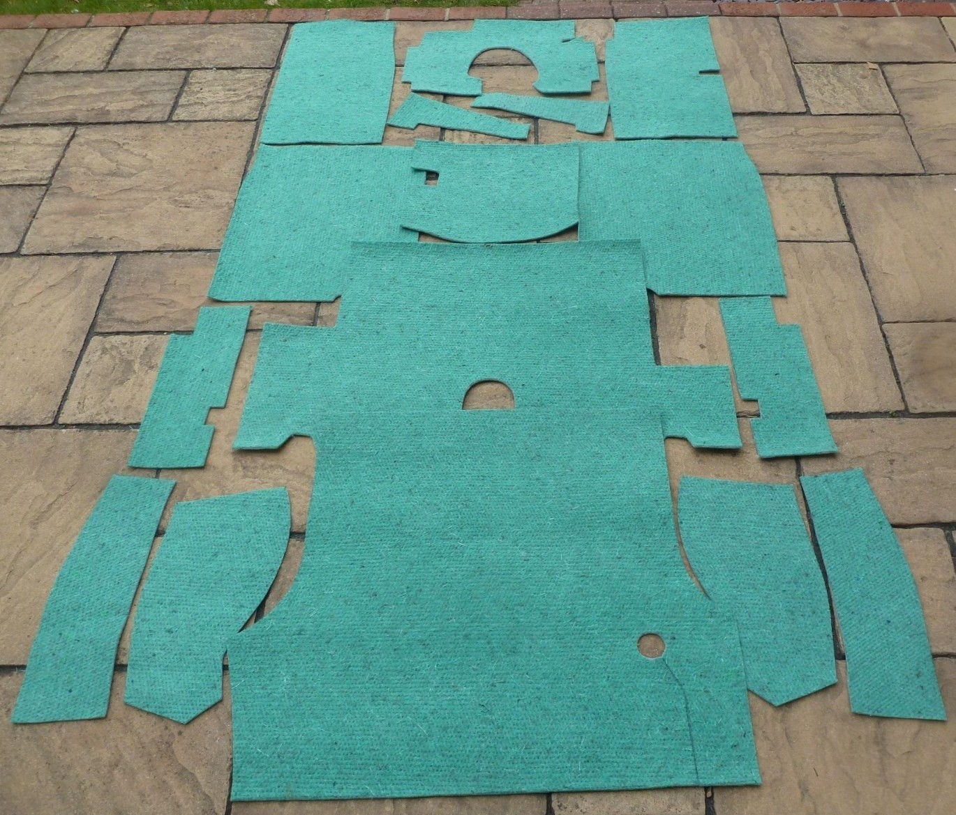 AUSTIN HEALEY FROGEYE SPRITE MK1 INTERIOR & BOOT PRE-CUT CARPET ...