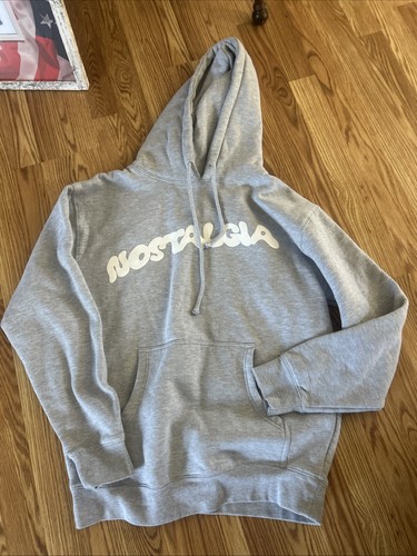 Rod Wave Merch Nostalgia Pullover Size M Gray & White Butterfly Hoodie ...