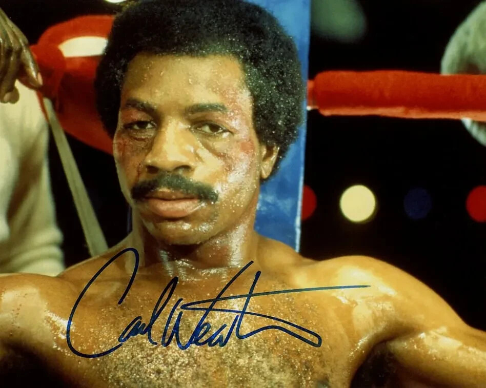 Carl Weathers Signed 8x10 Photo Apollo Creed Rocky EB Autographs COA ...