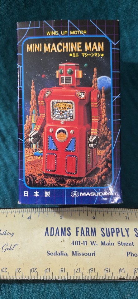 "Mini Machine Man" Tin Wind Up Robot NIB Made By Masudaya | eBay