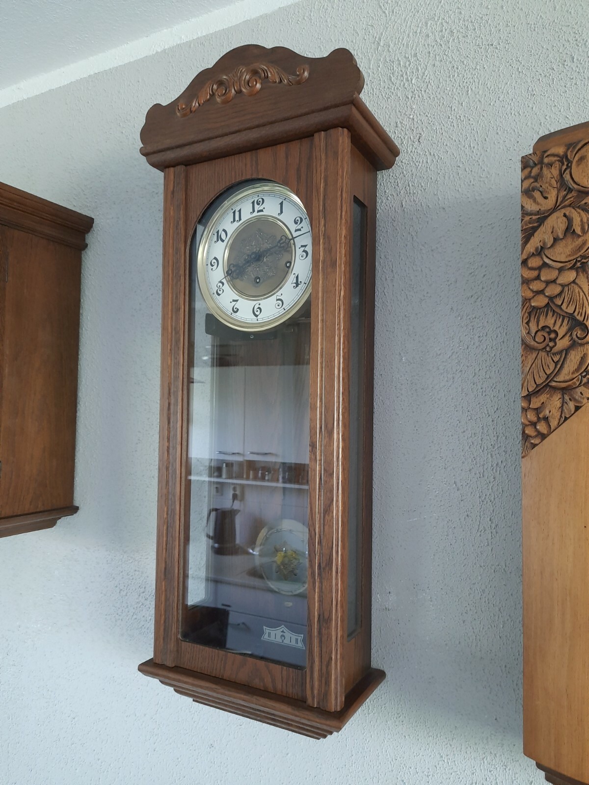 German FHS Hermle Westminster chime wall clock (0450) | eBay