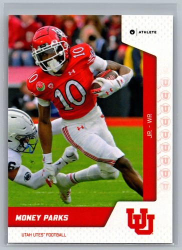 Money Parks 2023 ONIT University of Utah Utes WHITE #69 Football Card ...