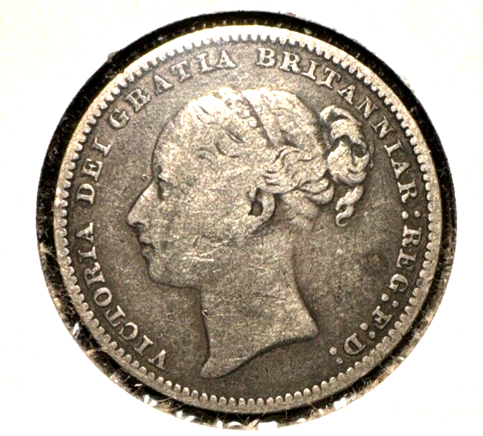 Great Britain 1880 shilling KM 734.4 F/VF | eBay