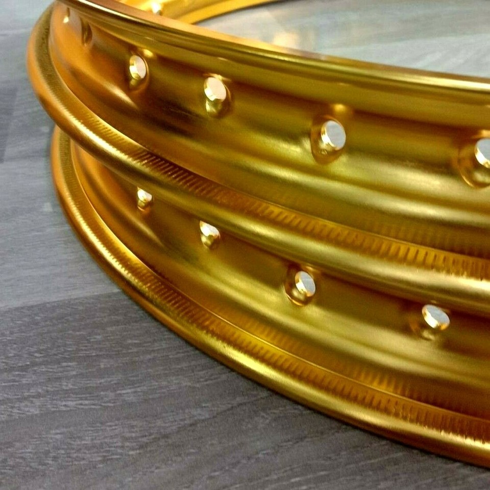 Wheel Rim 1.40" x 17" GOLD Anodize Front & Rear 17 /17" 36 / 36H ...