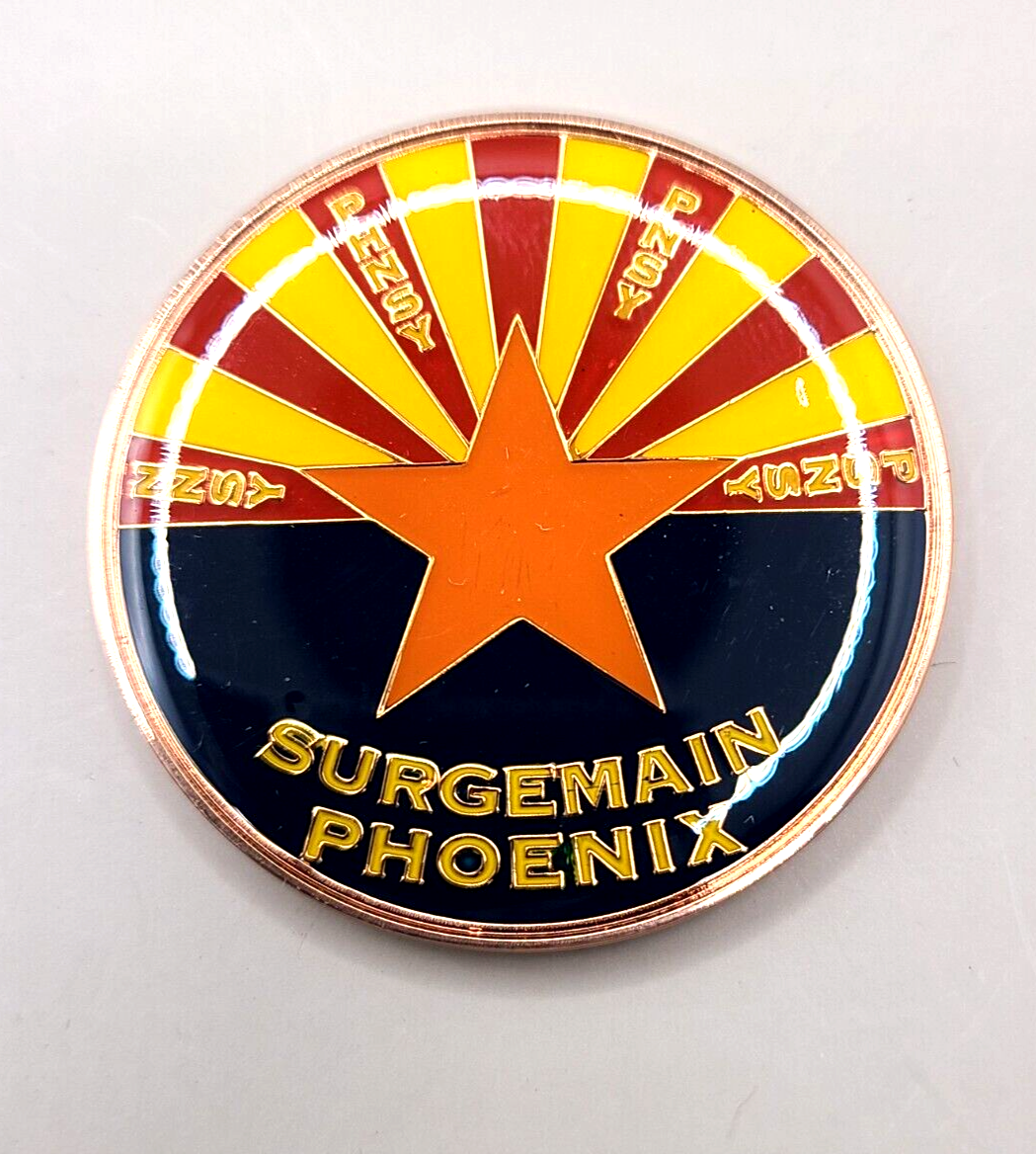 Arizona Surgemain Phoenix 1.75" Challenge Coin | eBay