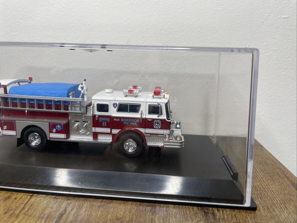 CODE 3 COLLECTIBLES Harrison, NY Fire Dept Mack CF Pump Engine 11 White ...