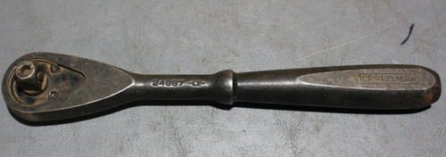 Craftsman 3/8" Drive Black Ratchet - Tear Drop - 24967 L-AH Quick ...
