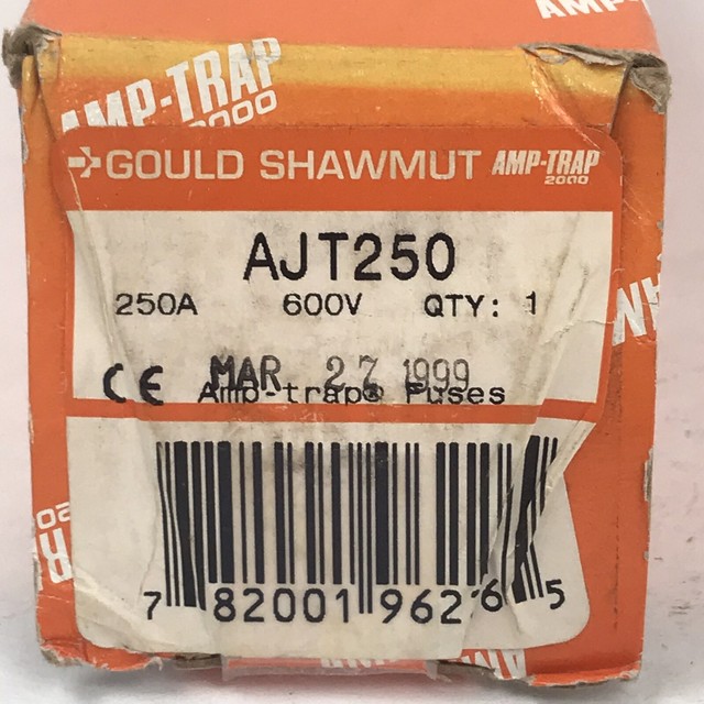 Amp-trap 2000 250a 250 Amp Gould Shawmut Fuse AJT250 for sale online | eBay