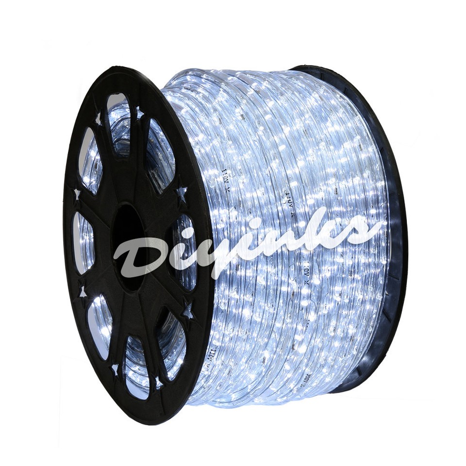 LED Rope Light 10/20/25/50/100/150ft Outdoor Tree Waterproof Holiday ...