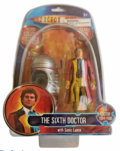 Doctor Who Sixth Dr Action Figure w Sonic Lance&K1 Giant Robot Part NEW ...