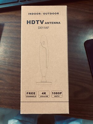 Digital TV Antenna HDTV Indoor Outdoor D011AF 1080P 4K Ultra HD FREE ...