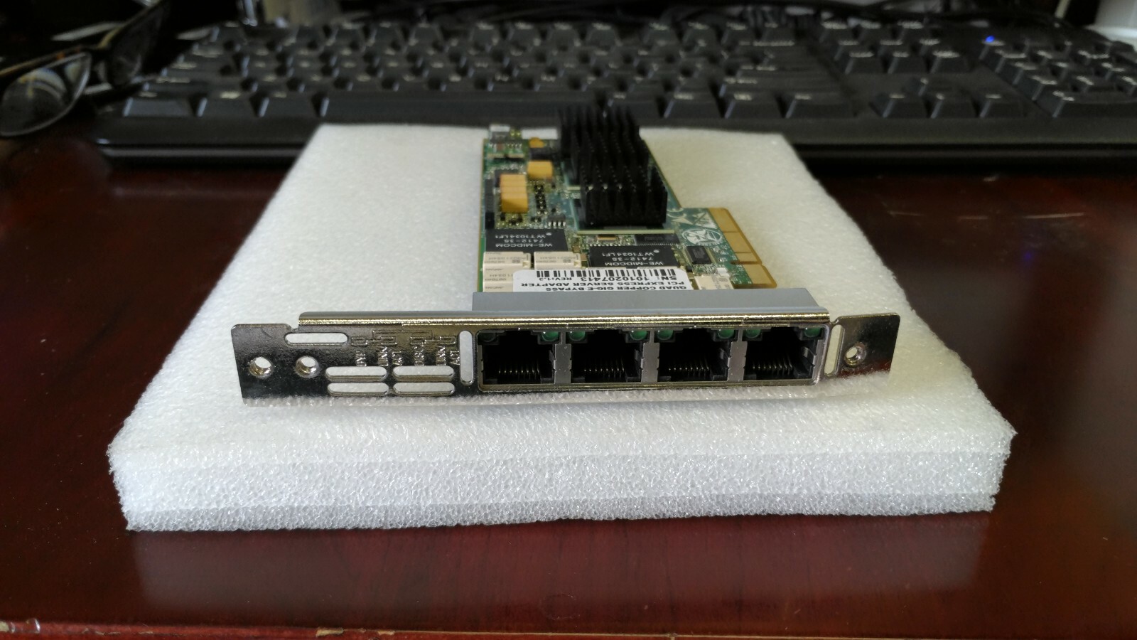 Riverbed 4-Port Copper Gigabit PCIe Sever Adapter Card 410-00103-01 | eBay