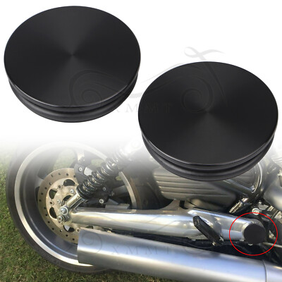Motor Black Swingarm Pivot Bolt Covers For Harley V-Rod VRSCAW VRSCF ...