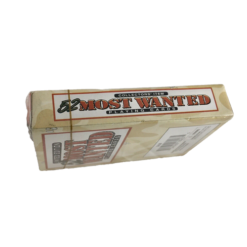52+Most+Wanted+Limited+Edition+Playing+Cards+Iraq+War+Saddam+2+Decks ...