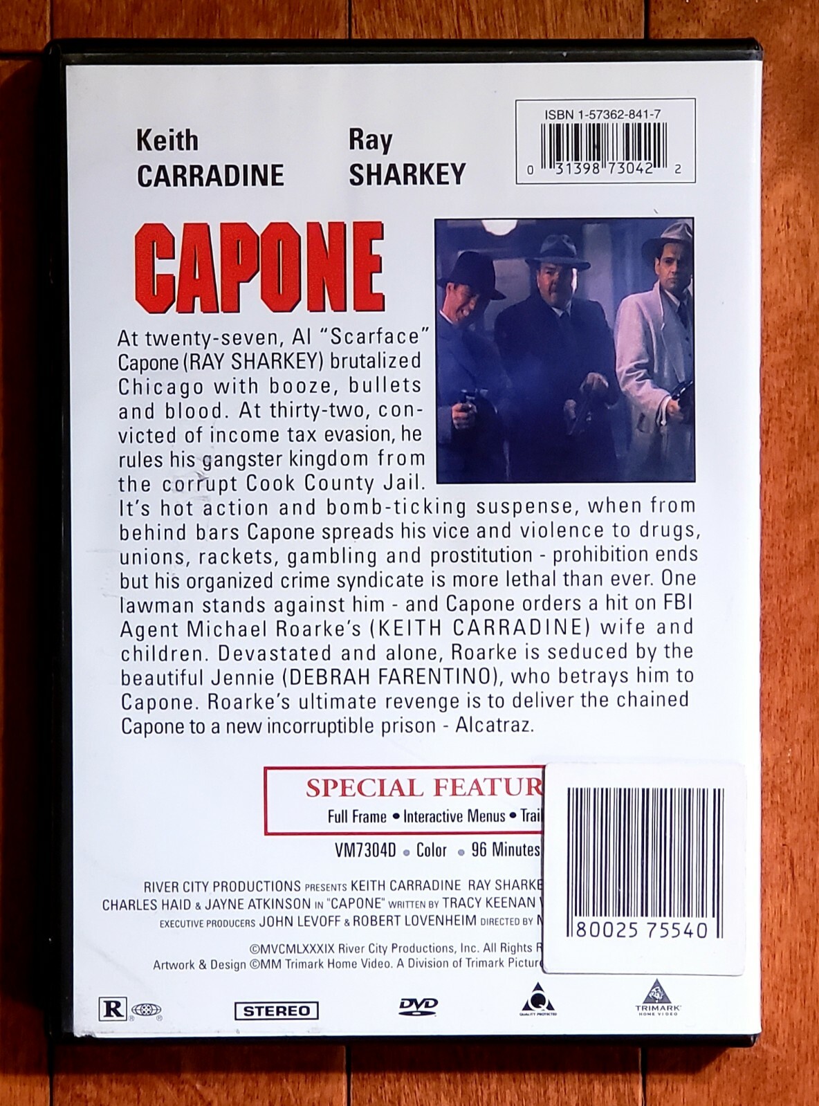 Capone (DVD, 2004) Keith Carradine, Ray Sharkey RARE *OOP* FREE ...