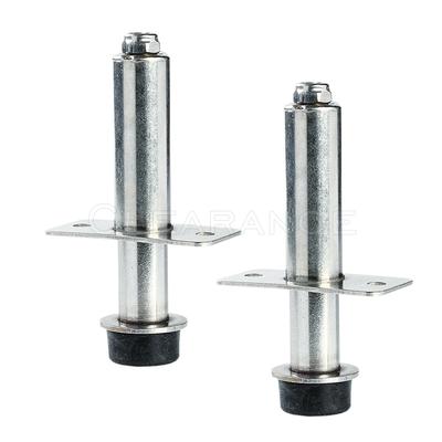 TWO SHAVED DOOR HANDLE KIT STAINLESS STEEL DOOR POPPERS DOOR PLUNGERS ...