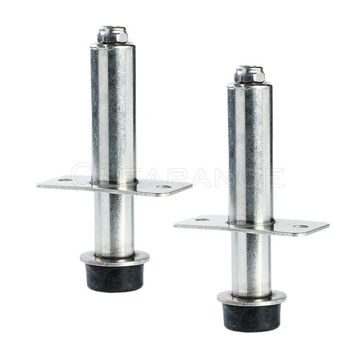 TWO SHAVED DOOR HANDLE KIT STAINLESS STEEL DOOR POPPERS DOOR PLUNGERS ...