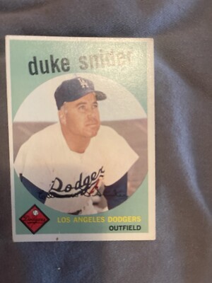 Duke snider Baseball Card | eBay