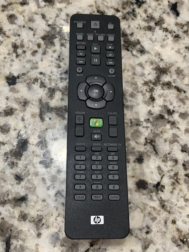 Genuine HP RC1314609/00 RC6 IR Media Center MCE Remote Control TESTED ...