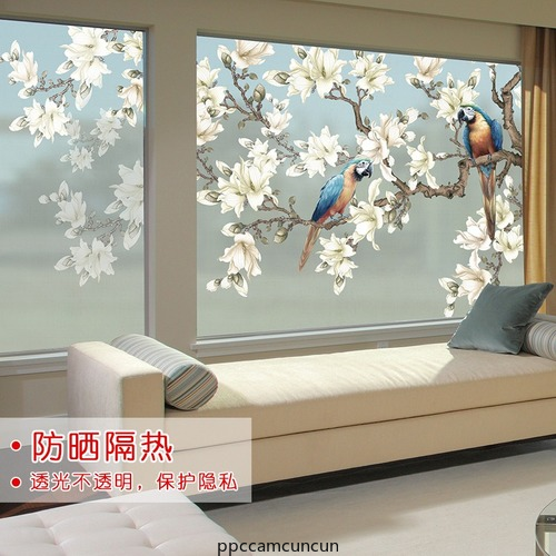 Frosted Glass Stickers Window Window Transparent Opaque Electrostatic ...