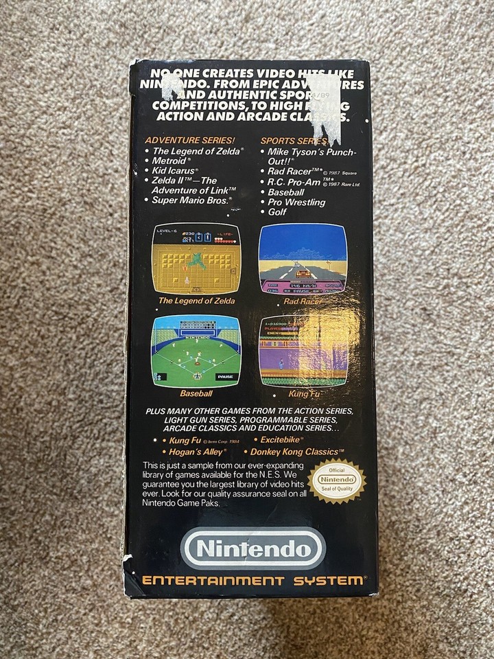 Original 1985 Nintendo Action Set Console and 1991 Nintendo Super NES ...