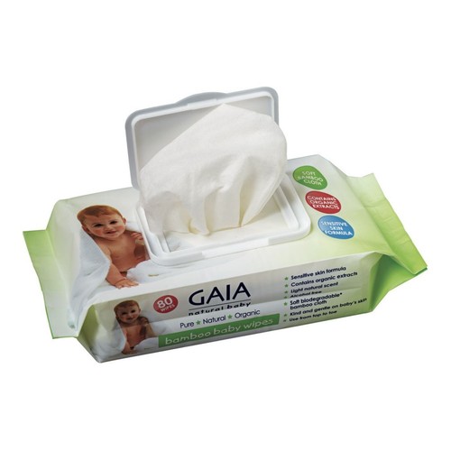 GAIA NAT BABY WIPES 80PK BAMBOO NATURAL - 80 PACK 9332059000337 | eBay