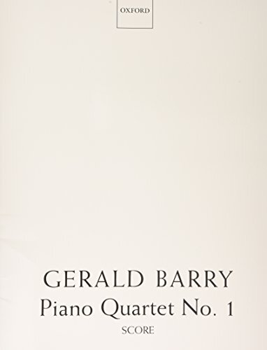 Gerald Barry Piano Quartet No. 1 (Sheet Music) (UK IMPORT ...