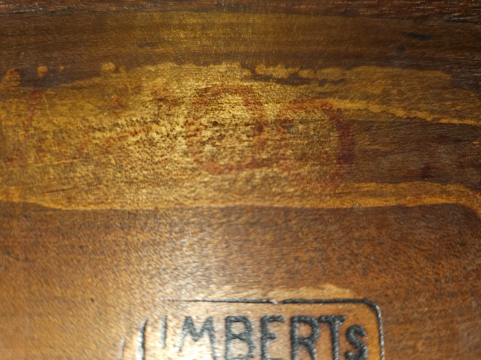 Small Limbert "Cricket" Foot Stool branded mark - c.1910 Arts & Crafts ...