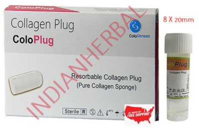 50 PACK x COLO PLUG STERILE COLLAGEN SPONGE 8 X 20 MM | eBay