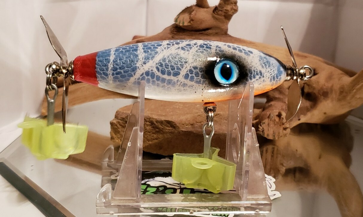 Custom Handmade 3 inch wooded topwater Prop lure(Fastback green) | eBay