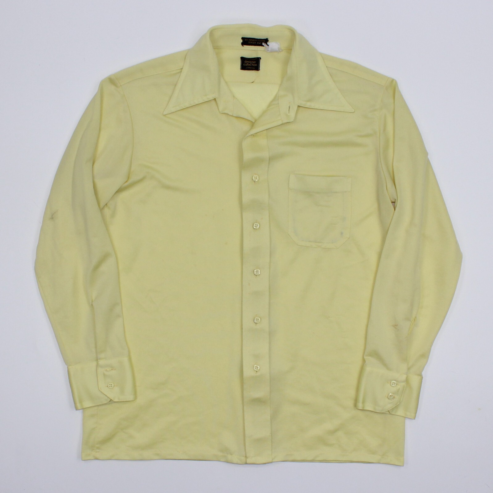 Vintage 70’s JC Penney Towncraft Designer Collection Polyester Button ...