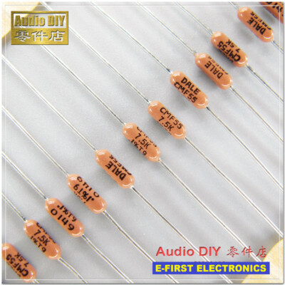 10pcs/50pcs DALE CMF55 (RN55E) 7.5K/0.25W 0.1% 25ppm metal film ...