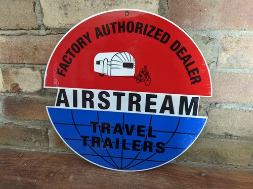 VINTAGE AIRSTREAM TRAVEL TRAILERS PORCELAIN METAL SIGN 12" | eBay