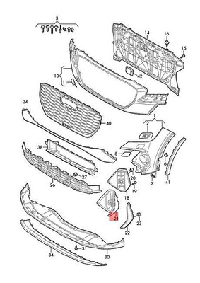 Genuine AUDI Q4 e-tron F4B F4N Air guide grille Right 89A807682A9B9 | eBay