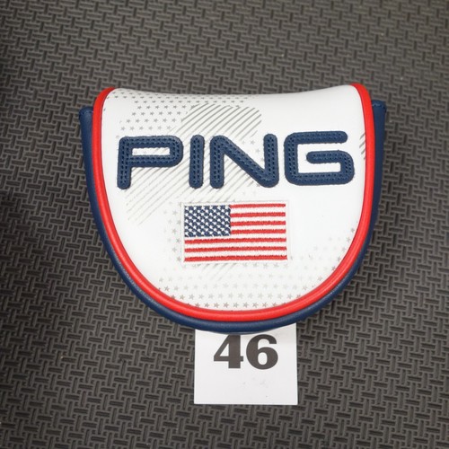 PING Golf Custom USA AMERICA Flag magnetic Putter head cover BRAND NEW ...