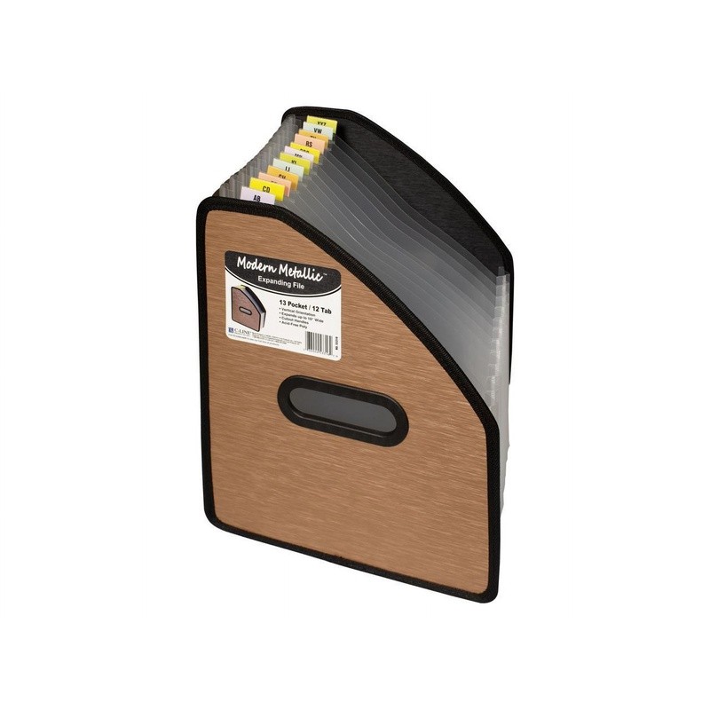 Self-Standing File Organizer Tab Dividers Expanding Pockets Durable ...