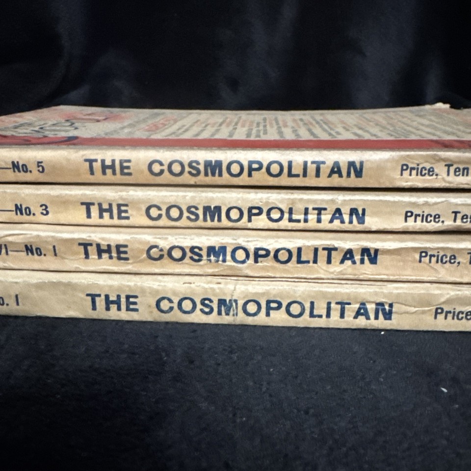 5 Issues THE COSMOPOLITAN MAGAZINES 1903-1912 | eBay