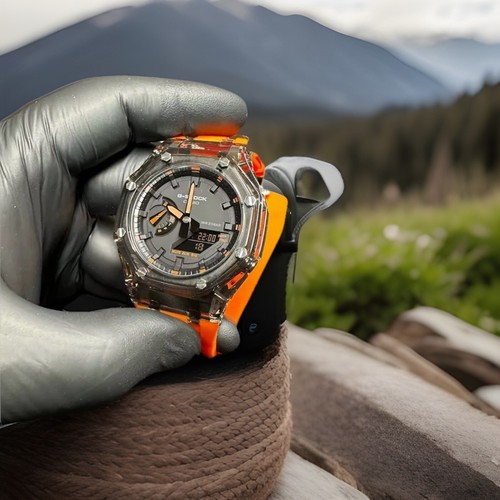 Custom Casio G-Shock GA-2100, CasiOak, - Brand New Clear Case | eBay