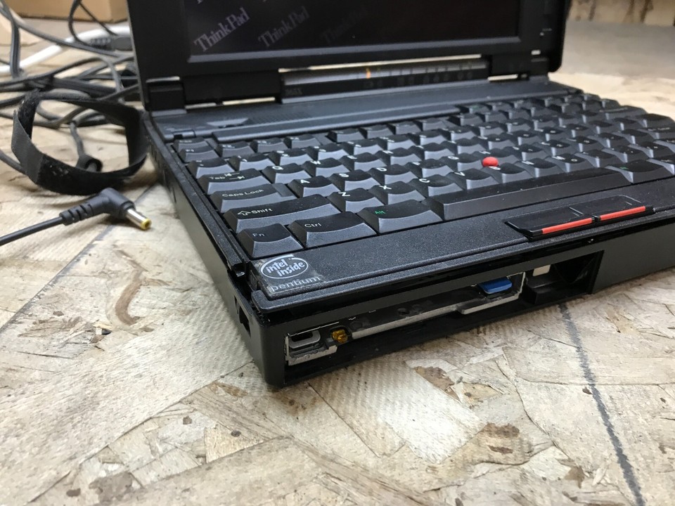 Rare Vintage IBM ThinkPad 365X Pentium LAPTOP - TESTED TO BOOT - mw | eBay
