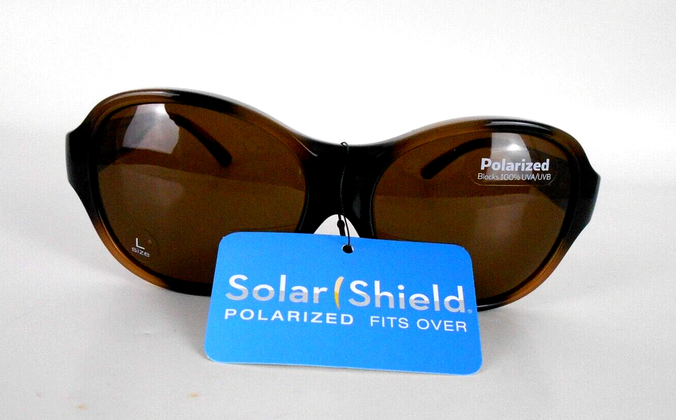 Foster Grant Solar Shield Polarized Sunglasses Fits Over Reading glasses, LARGE | eBay
