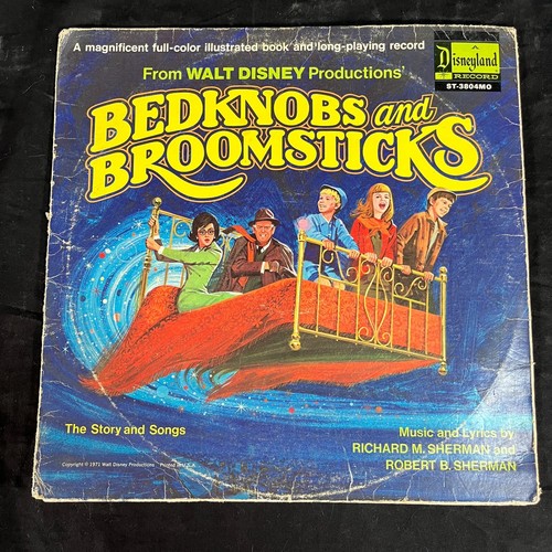 Walt Disney 1971 Bedknobs and Broomsticks Soundtrack & Storybook Record ...