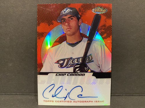 2005 Topps Finest - Autographs Chip Cannon #144 Refractor /399 (AU, RC ...