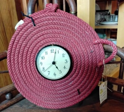 Western Rope Clock | eBay