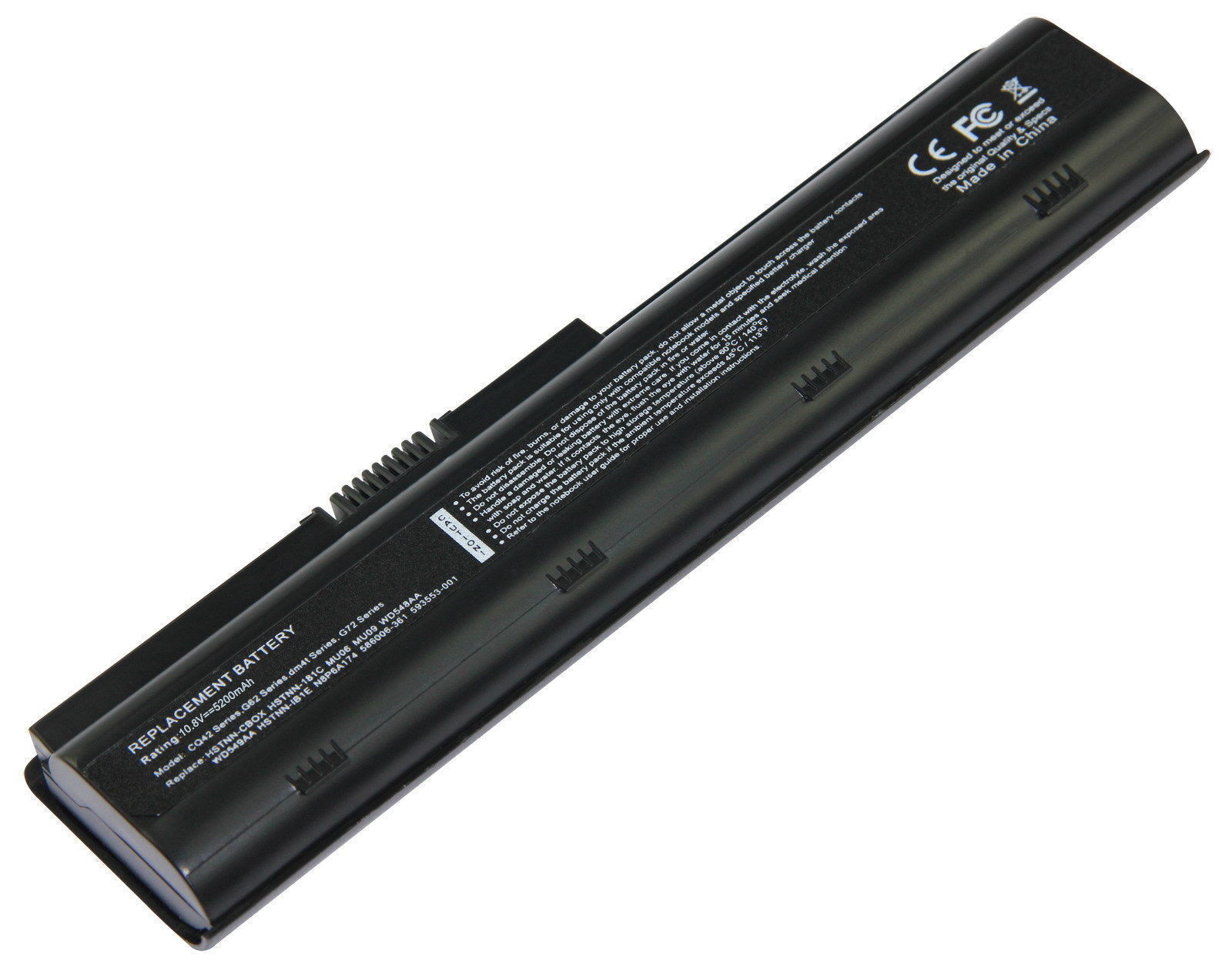 Battery for HP G72-110EL 250 G1 G72-130SA G72-250US G72-A01SG Laptop ...