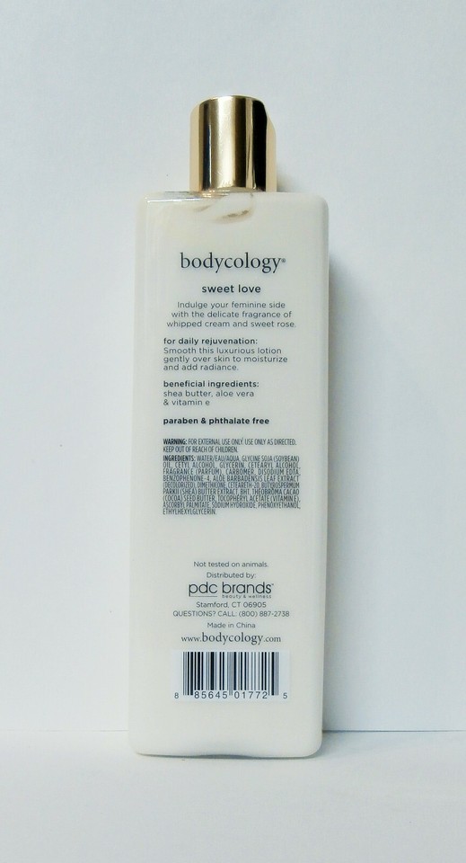 bodycology sweet love body lotion with moisturizing shea butter 12oz ...