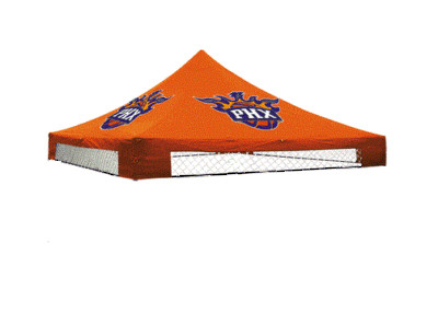 NBA 10' X 10' PHOENIX SUNS Orange CANOPY TOP Tailgating Equipment BRAND ...