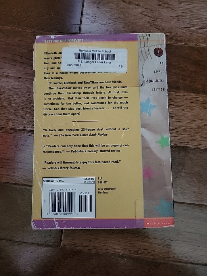 P.s. Longer Letter Later By Paula Danziger and Ann Martin | eBay
