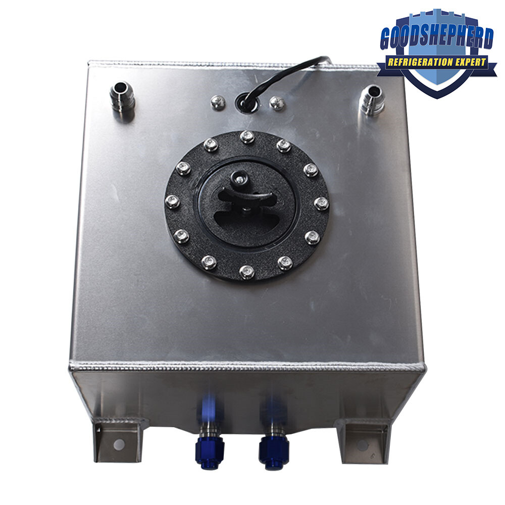 5 Gallon Aluminum Racing/street Fuel Cell Gas Tank+ Level Sender Drift ...